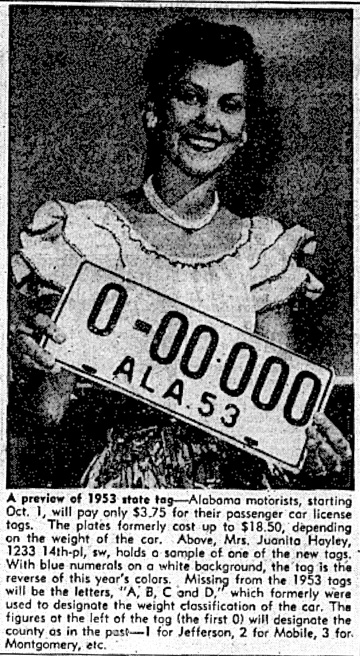 Vehicle registration plates of Alabama - Wikipedia