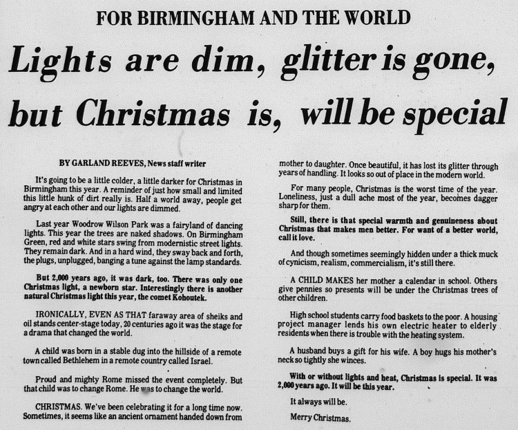 BIRMINGHAM REWOUND remembers December 1973